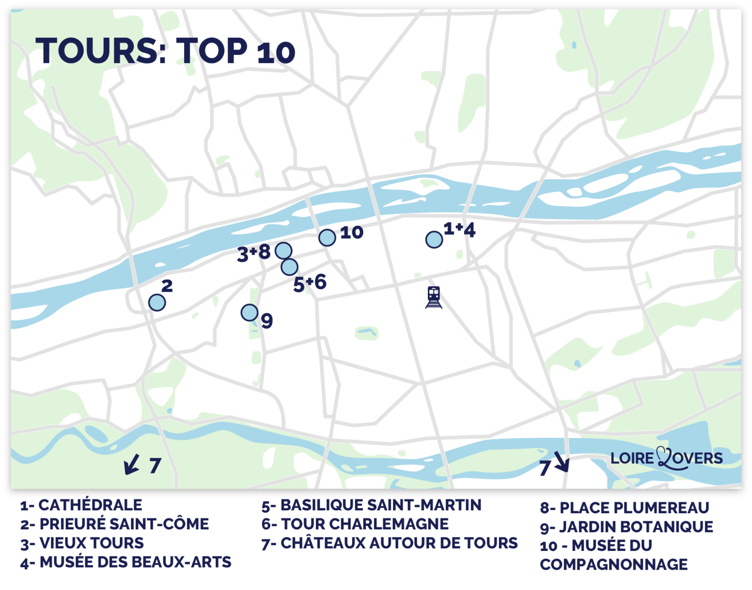 Visiter Tours en 3 jours: nos itinéraires