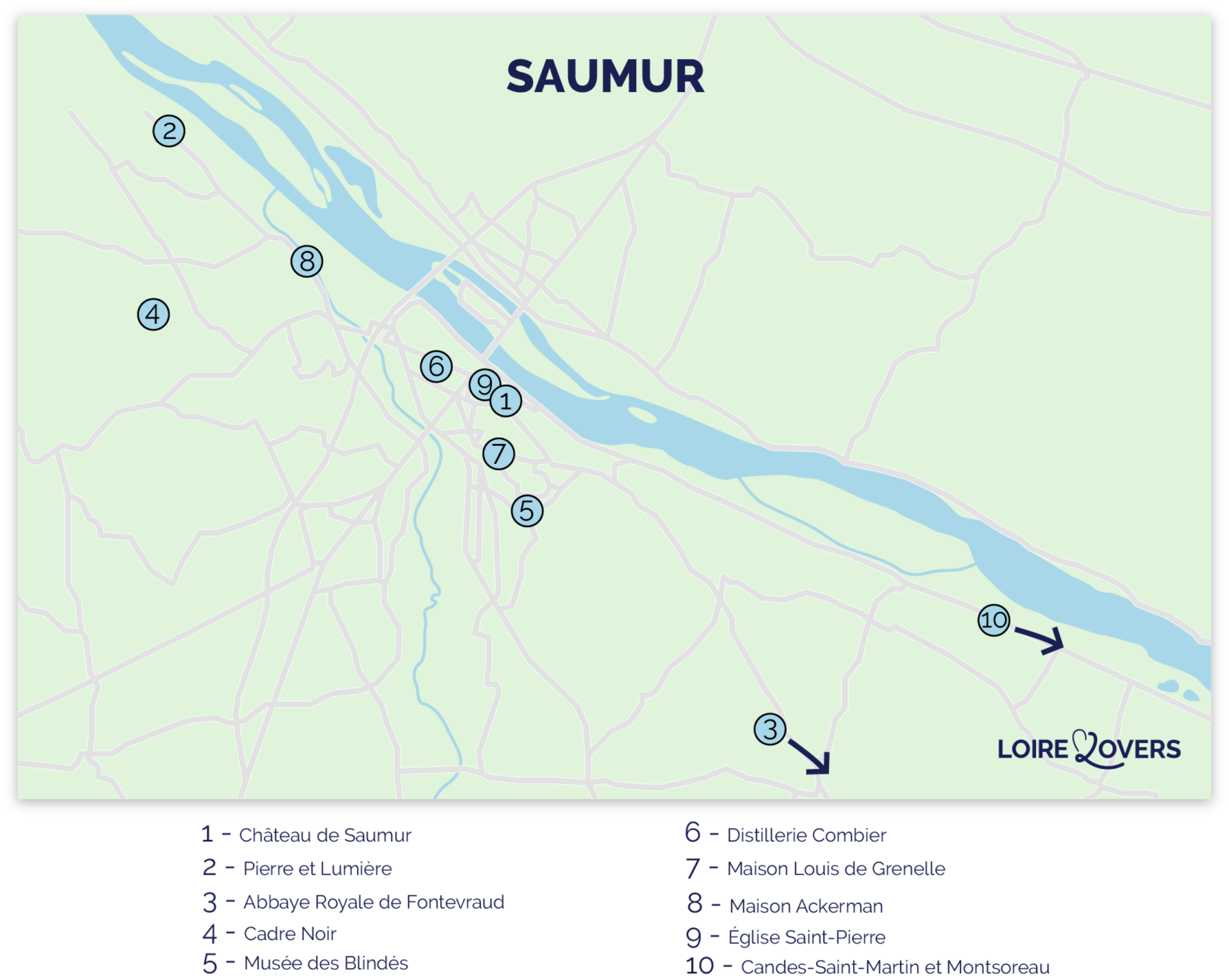 Que faire à Saumur: 12 incontournables (+ photos)